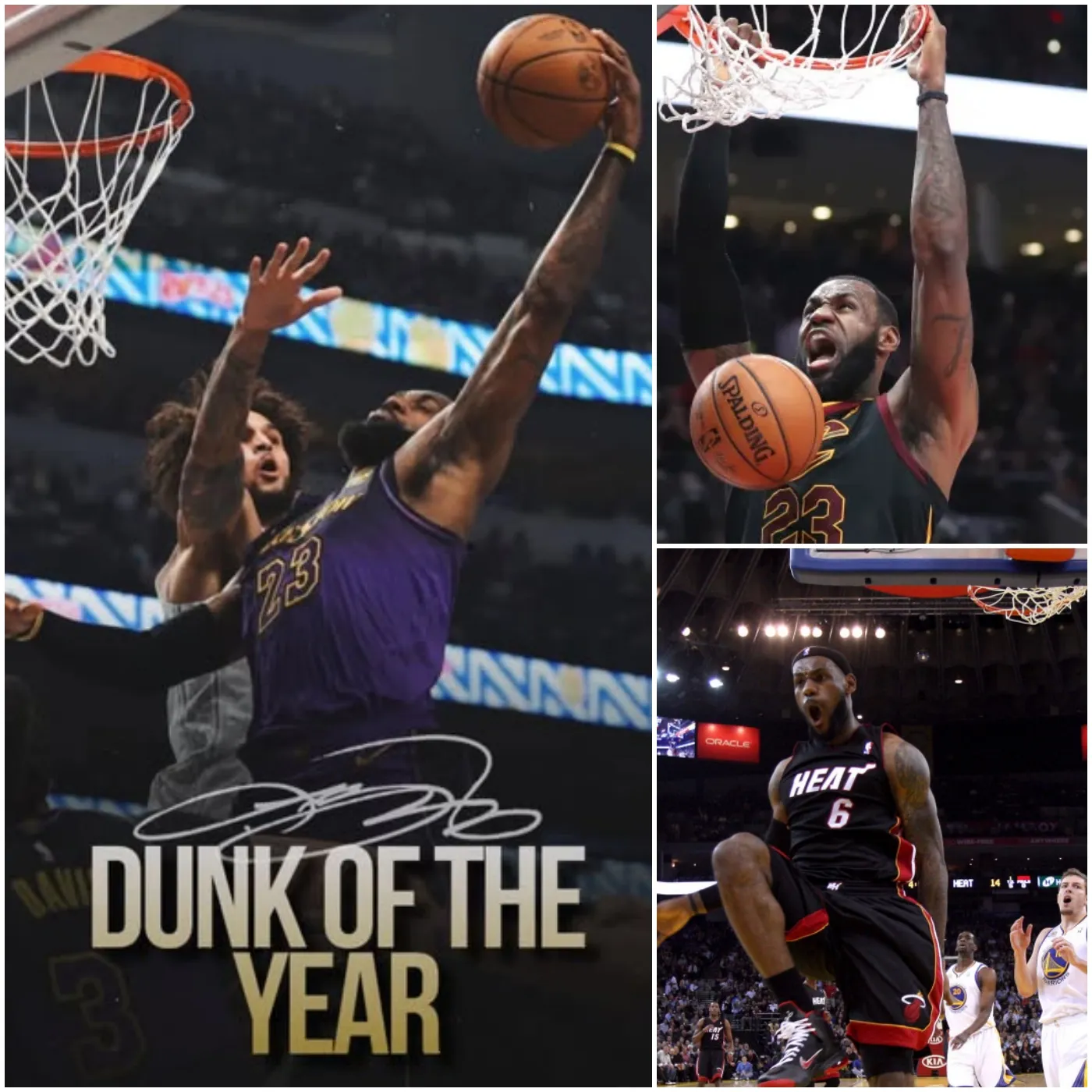 LeBron James' Incredible Switching Hands Poster Dunk On Derrick Lively ...