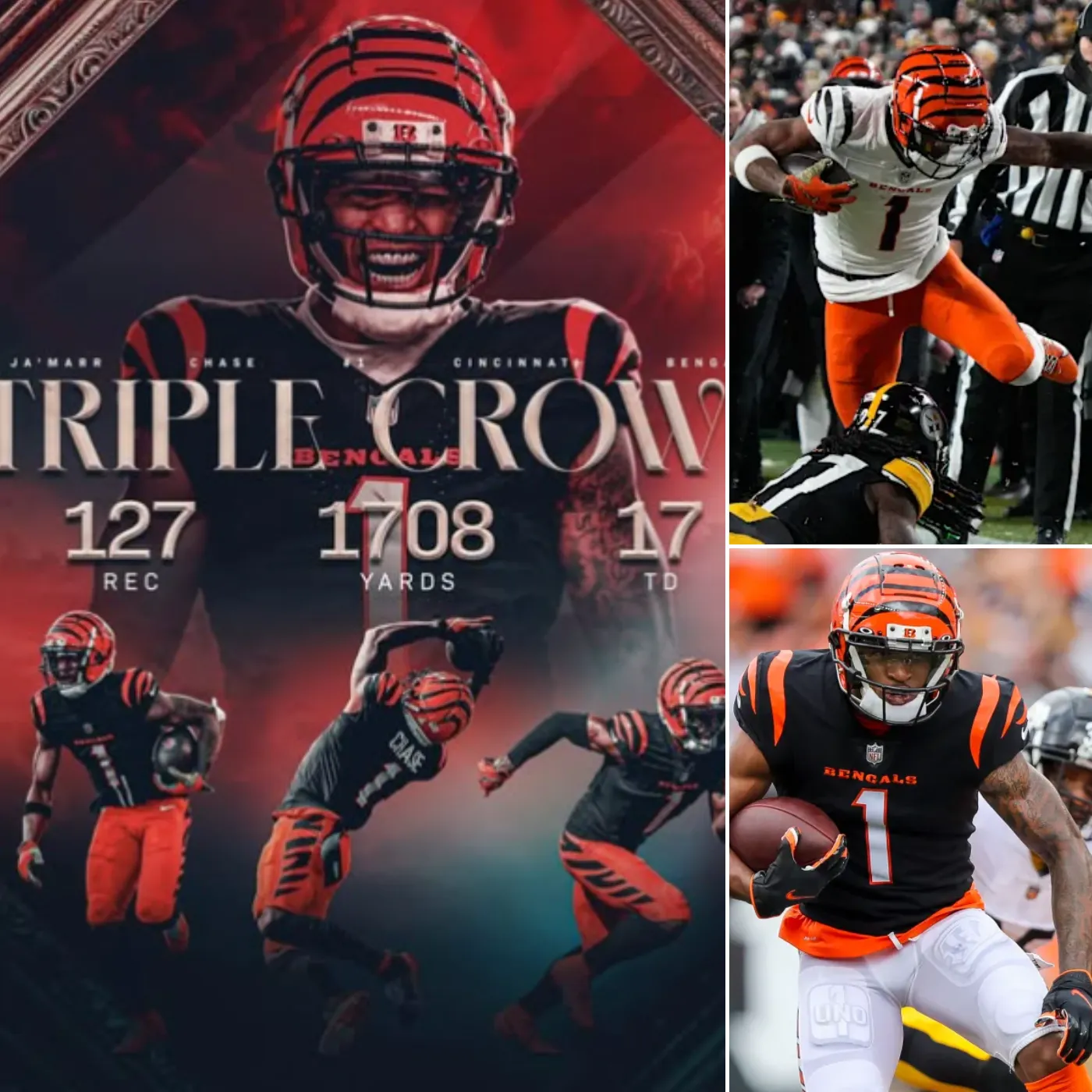 Ja'Marr Chase Makes History As The Bengals' First Triple Crown Winner ...