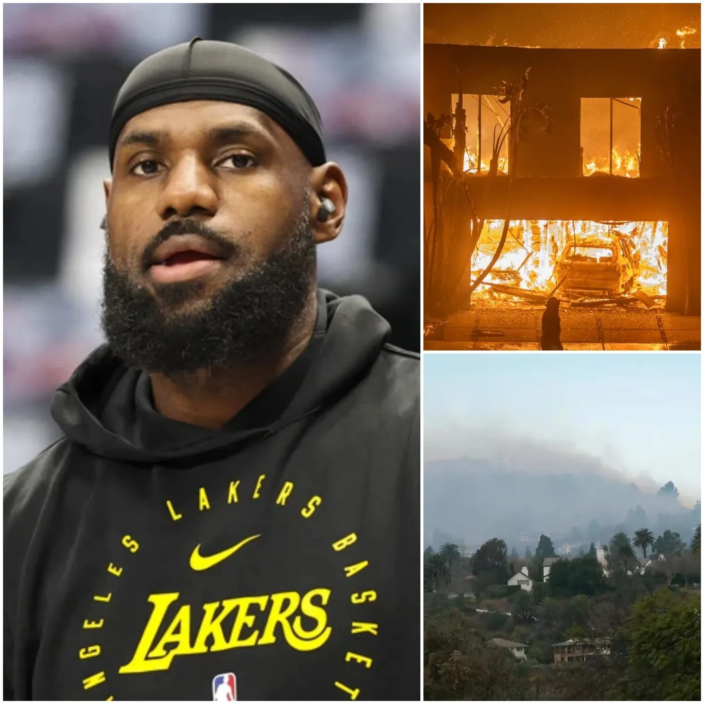 LeBron James And Family Forced To Flee Home Amid Devastating LA Fires ...