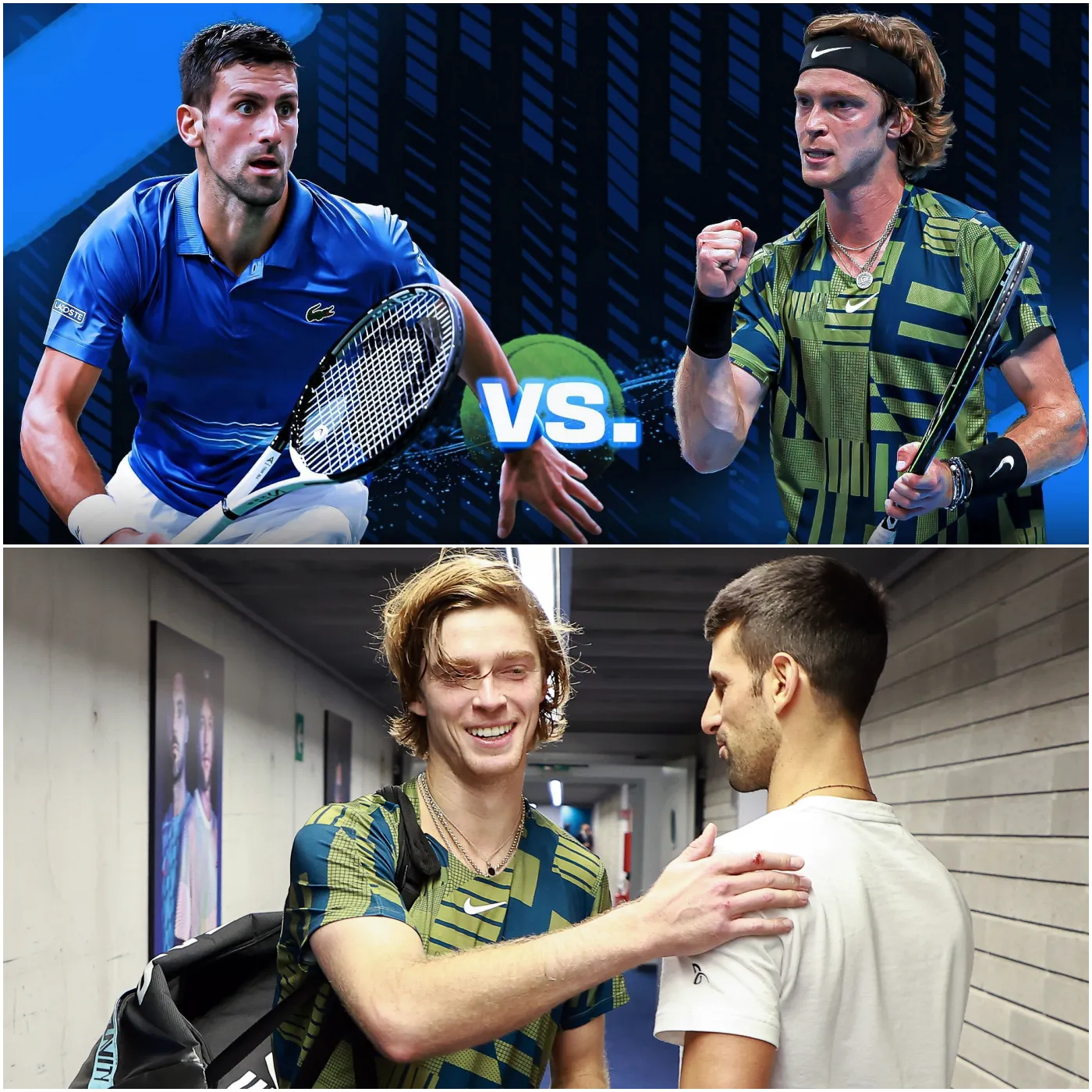 Novak Djokovic Proudly Supports Andrey Rublev After His Iconic Victory - Daily Sports News